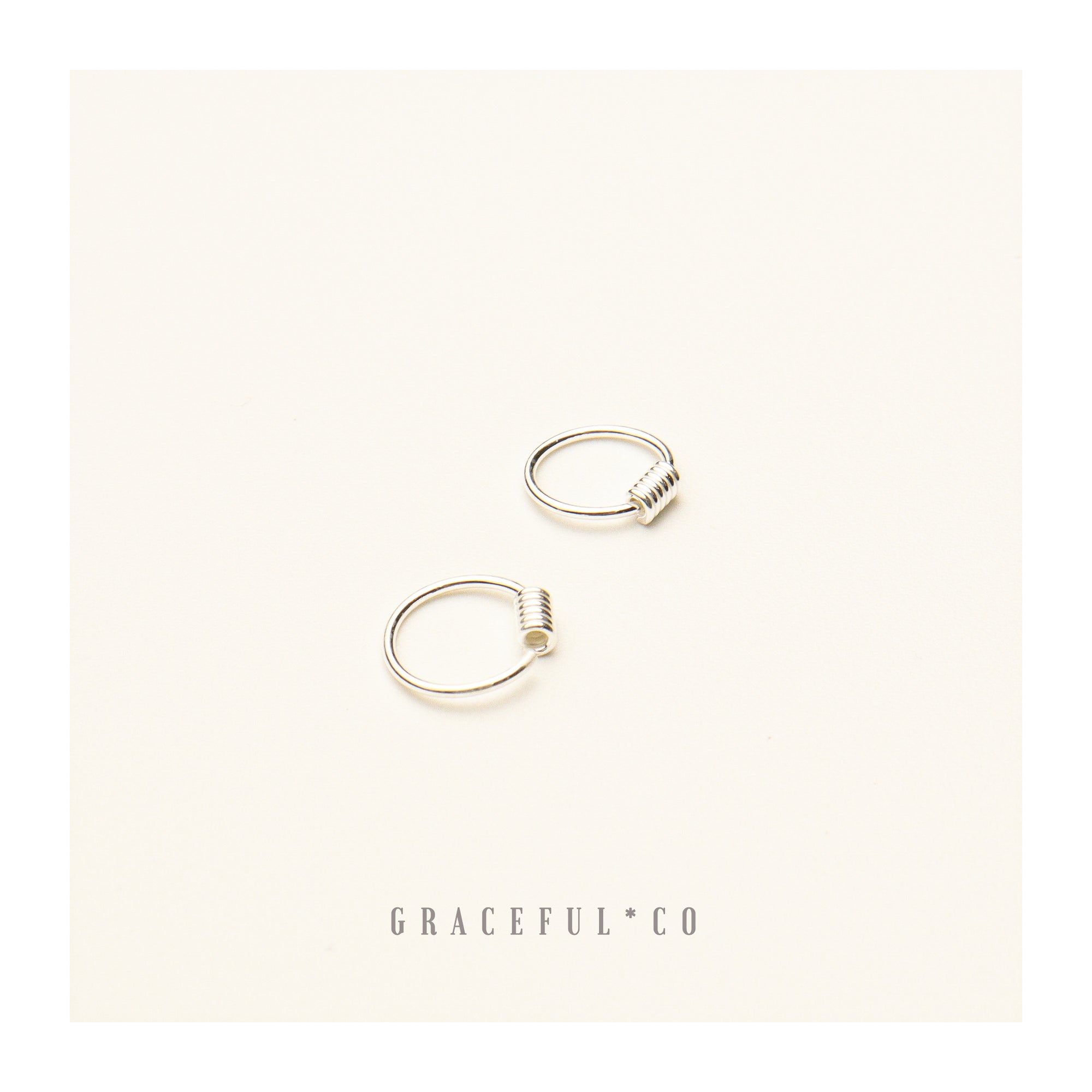 Tiny Spring Endless Huggie Hoop Earrings